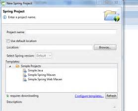 Spring Tool Suite 37 Where Is The Option For Creating A Spring Mvc
