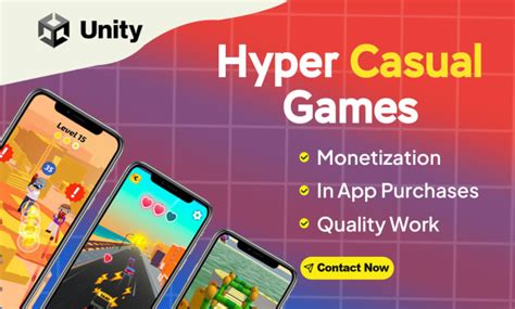develop addictive hyper casual game for mobile android ios by concept