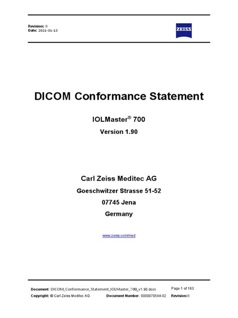 dicom conformance statement iolmaster 700 v1 90 v2 download free pdf