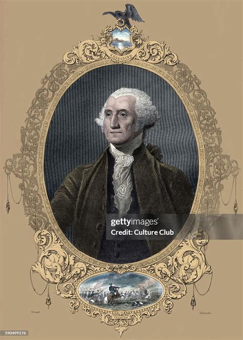 George Washington Portrait First President Of The United States And