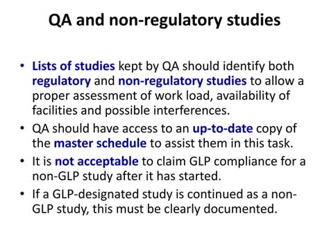 qa and glp