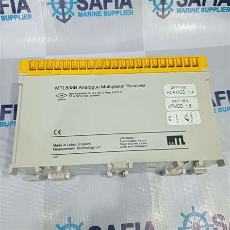 Measurement Technology Mtl838b Mbf Analogue Multiplexer Receiver