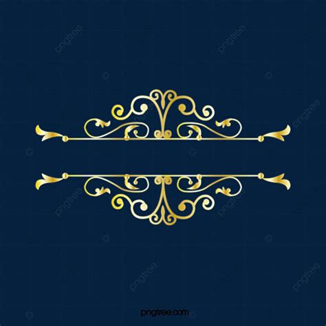 Classical European Pattern Golden Border