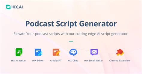 Ai Podcast Script Generator Write Podcast Script Online For Free
