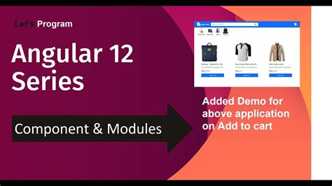 component and modules in angular angular 12 tutorials for beginners