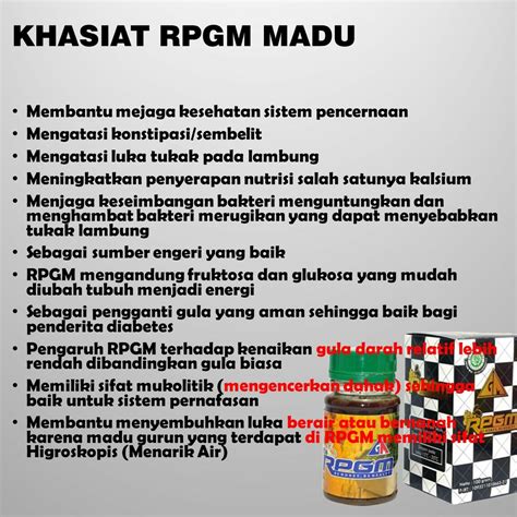 Madu RPGM Go Therapy