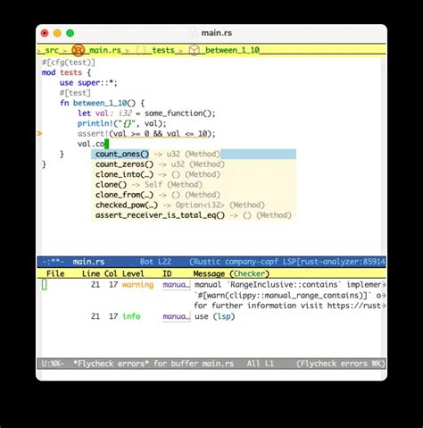 Emacs 编辑器配置 Rust 开发环境 《rust》 极客文档