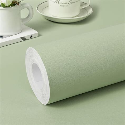 Macaron Frosted Green Peel And Stick Wallpaper