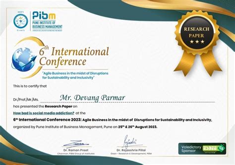 Devang Parmar On Linkedin Internationalconference2023