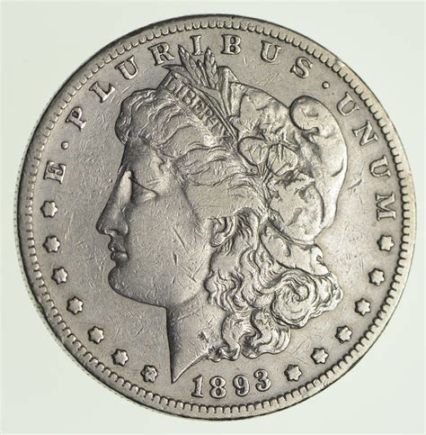 1893 S Morgan Silver Dollar Circulated Property Room