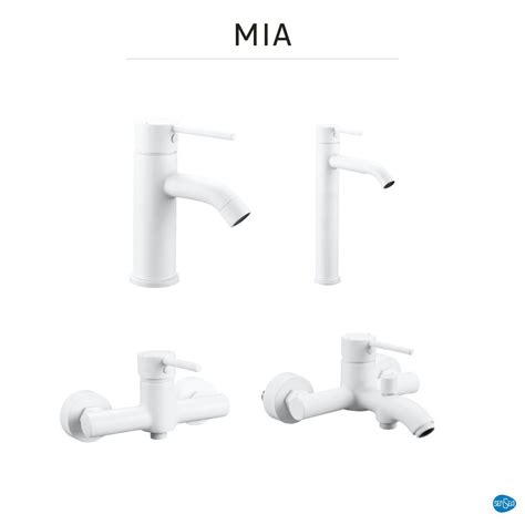 Grifo lavabo SENSEA Mia blanco | Leroy Merlin