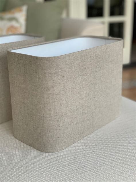 Rectangular Linen Lamp Shades Rectangle Lamp Shades Just Shades