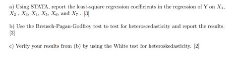 This Is The Question Now X6 And X7 Are Gender And Chegg Com