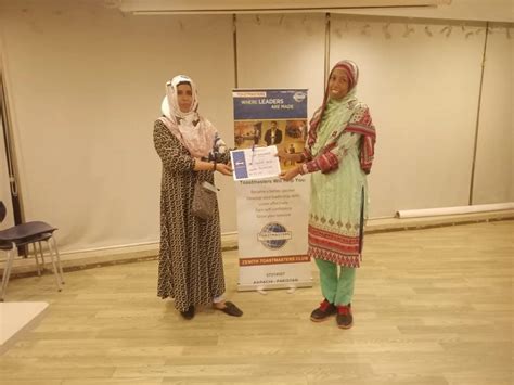 Anum Naz On Linkedin Honored To Win Best Prepared Speech Again At The