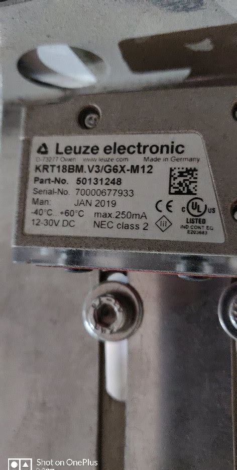 Leuze Rgb Digital Eye Mark Sensor For Vffs Hffs Model Number Krt 18bm At ₹ 8000 Number In Mumbai