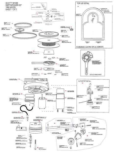 Order Scotty 1099 Electric Downrigger Parts Online From