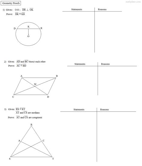 Triangle Proofs Geometry Worksheet Printable And Enjoyable Learning