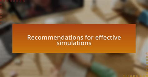 My Thoughts On Simulation Based Assessments • Uk