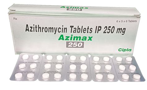 Azimax 250 Azithromycin 250 Mg Tablets Angel Pharmaceutical