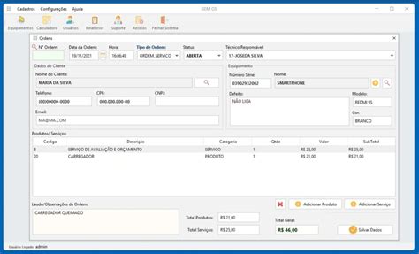 Código Fonte Sistema Ordem De Serviço Netbeans 12 Java 17
