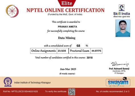 datascience artificialintelligence nptel iitmadras datamining