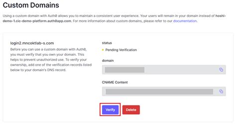 Auth0カスタムドメイン設定方法 セキュリティ事業 マクニカ