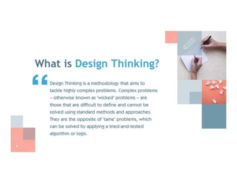 An Introduction To Design Thinking Concept Ppt