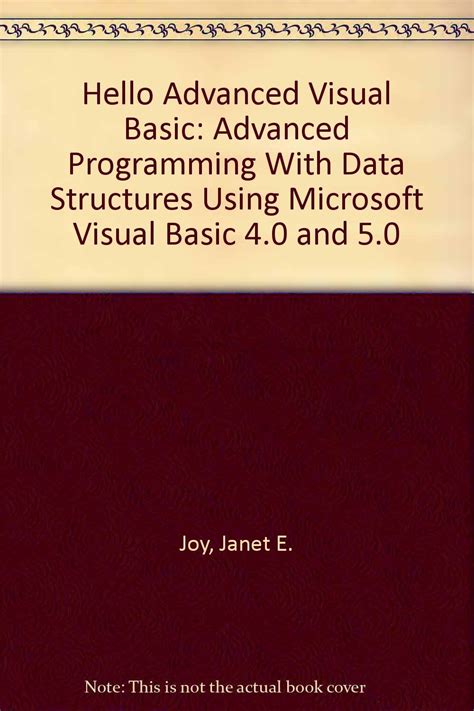 hello advanced visual basic advanced programming with data structures
