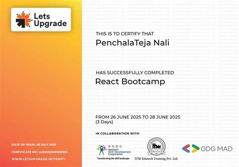 Reactjs Webdevelopment Frontenddeveloper Letsupgrade