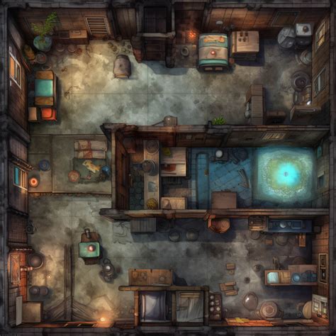 10 Cyberpunk Battlemaps Dnd Battle Map Cyberpunk Dandd Shadowrun Roll20