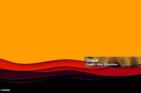 종이와 3d 추상 파 배경 잘라 모양 프레 젠 테이 션에 대 한 벡터 디자인 레이아웃입니다 0명에 대한 스톡 벡터 아트 및 기타 이미지 Istock