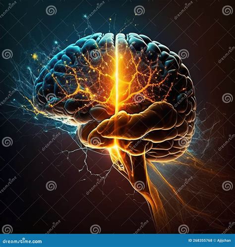 Human Brain And Neural Networks Created With Generative AI Stock Photo Image Of Anatomy