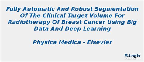 The Clinical Target Volume For Radiotherapy Of Breast Cancer S Logix
