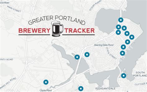 Portland Breweries Map