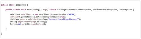 Extracting Data From Webpages In Java With Help Of Htmlunit Blogs