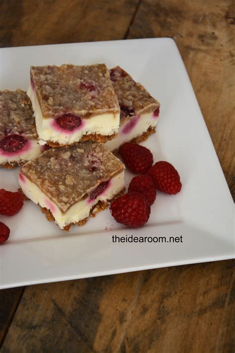 Raspberry Cheesecake Bars The Idea Room