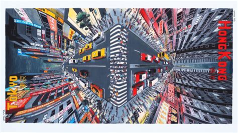 Coloured Two Point Perspective