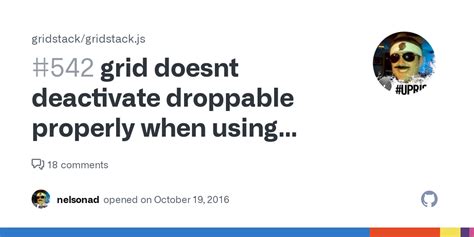 Grid Doesnt Deactivate Droppable Properly When Using AcceptWidgets Issue Gridstack