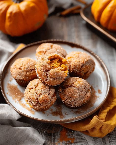 Mini Cinnamon Sugar Pumpkin Muffins Just So Sweet