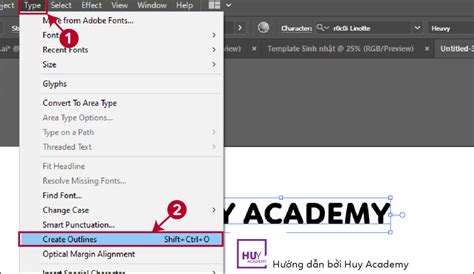 Cách đổ Màu Gradient Cho Text Trong Illustrator Cc