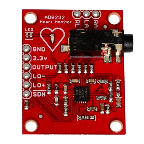 Купить Датчик сердечного ритма ЭКГ ad8232 arduino esp raspberry pi