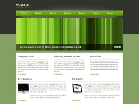download html css templates for free wcsst 20 free html templates