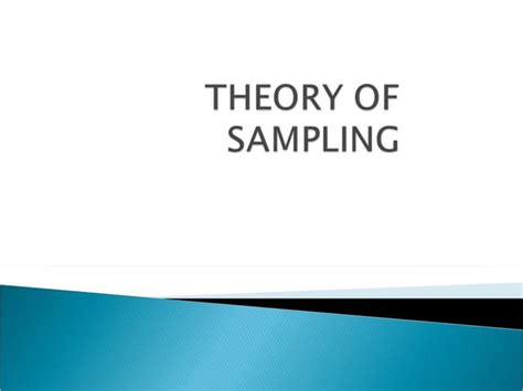 Sampling Theory For Statistics In Managementpdf