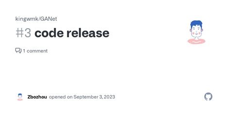 code release · issue 3 · kingwmk ganet · github