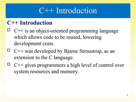 introduction to c programming language pptx