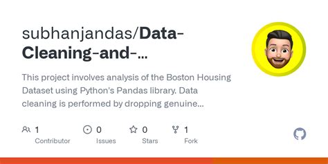 Github Subhanjandasdata Cleaning And Preparation Of Boston Housing