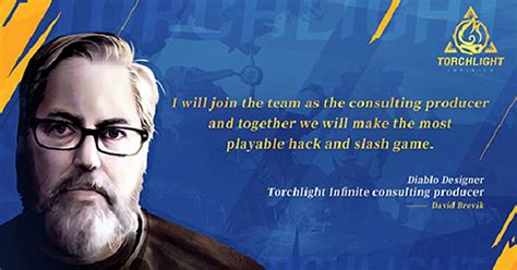 David Brevik Has Just Joined The Torchlight Infinite Team Tgg