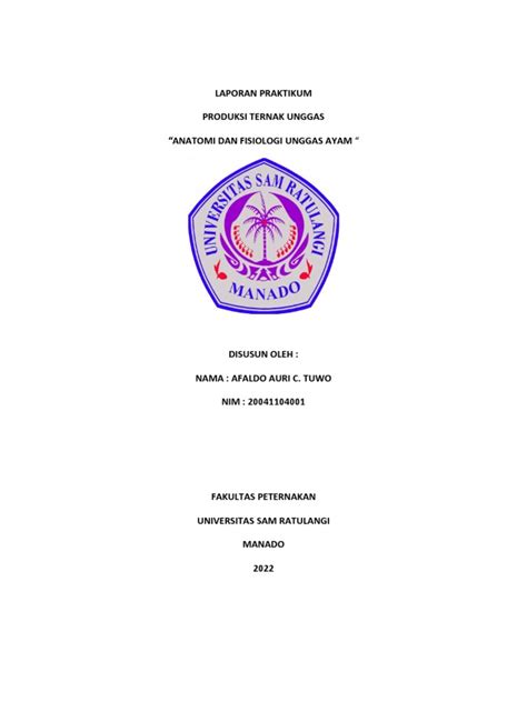 Unit 1laporan Produksi Ternak Unggas Pdf