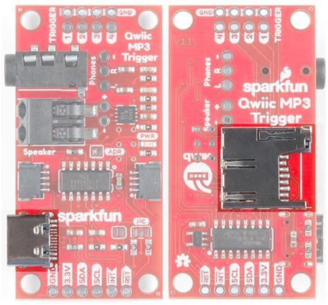 Qwiic MP3 Trigger Hookup Guide SparkFun Learn