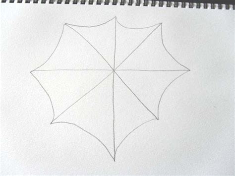 Draw A Spiderweb And Spider For Halloween